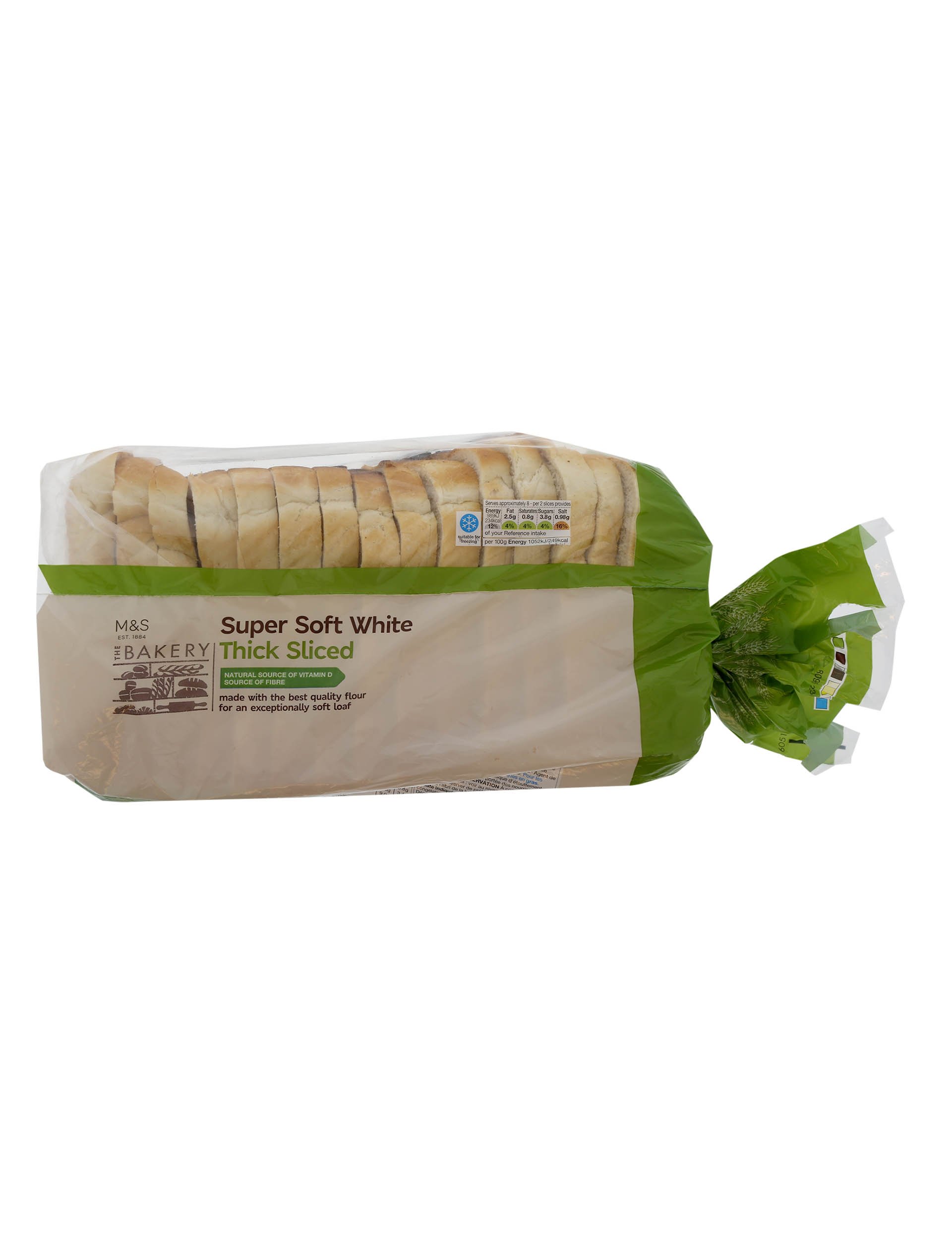 Soft White Farmhouse Bread Loaf - Marks & Spencer Cyprus
