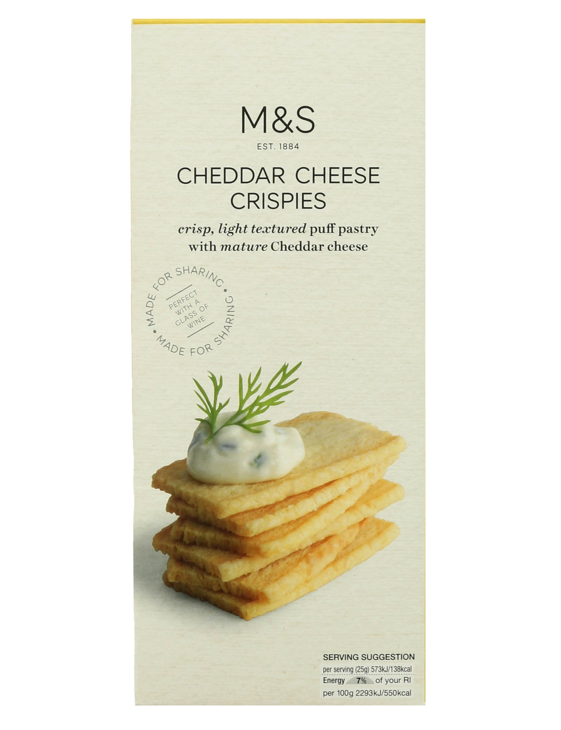 Cheddar Cheese Crispies Twin Pack - Marks & Spencer Cyprus