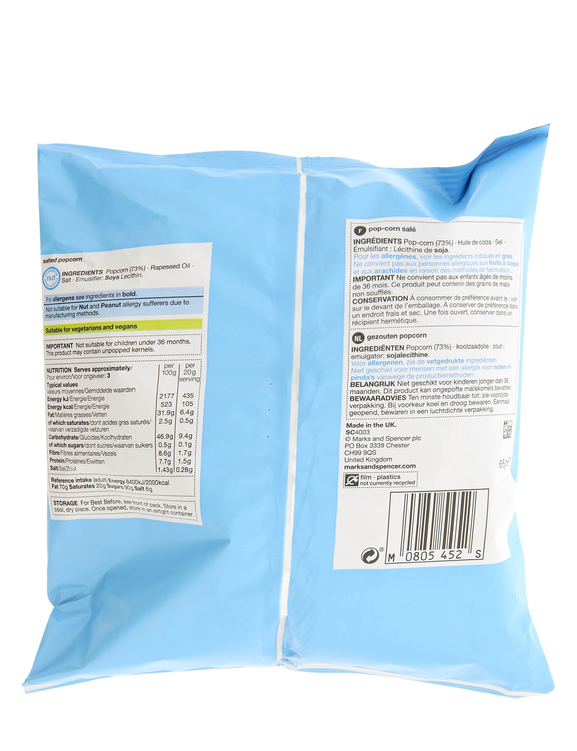 Salted Popcorn - Marks & Spencer Cyprus