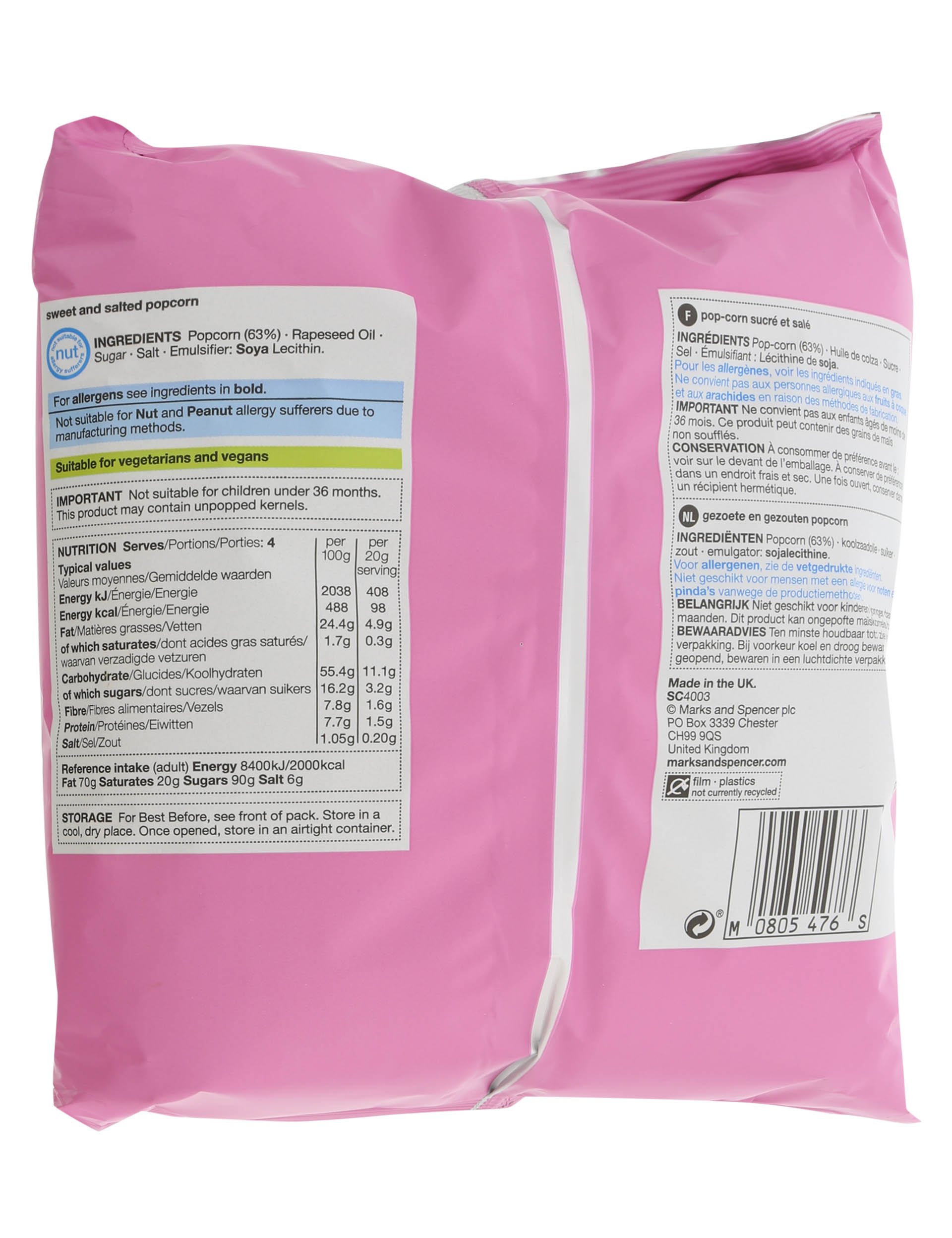 Sweet & Salty Popcorn - Marks & Spencer Cyprus