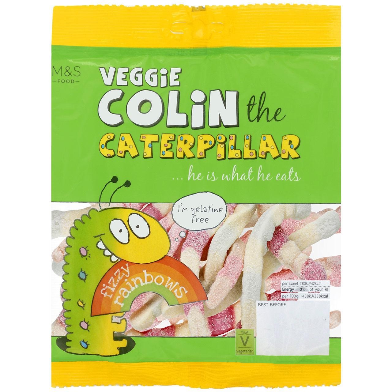 Colin the Caterpillar Hearts & Rainbows Fruit Gums - Marks & Spencer Cyprus