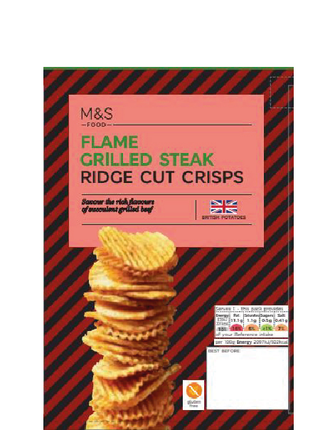 Roast Beef & Onion Crisps Multipack - Marks & Spencer Cyprus