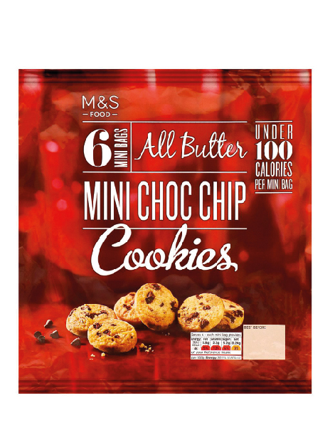 6 Bags Mini Choc-Chip Cookies - Marks & Spencer Cyprus